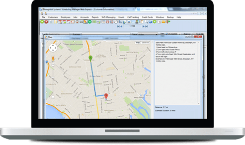 Web Express Online Job Scheduling | SAAS software