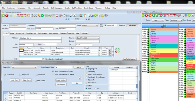 Web Express Online Job Scheduling | SAAS software